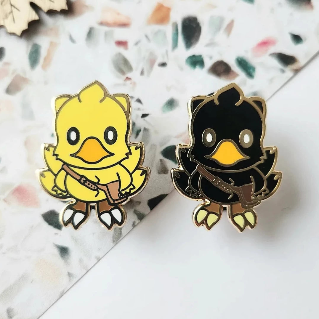 Travel Chocobo Enamel Pin – PindieGamer